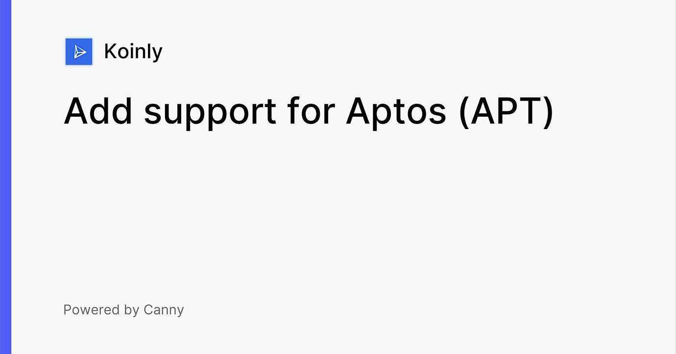 How to best import data from Aptos wallets - Koinly Support - Koinly
