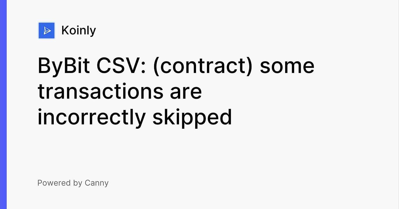 Bybit in Koinly shows higher asset balances that in reality - Koinly Support - Koinly