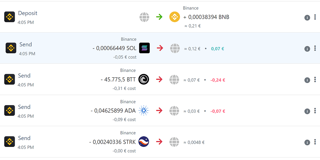 Binance Dust Conversion (tax not correct) - Koinly Support - Koinly