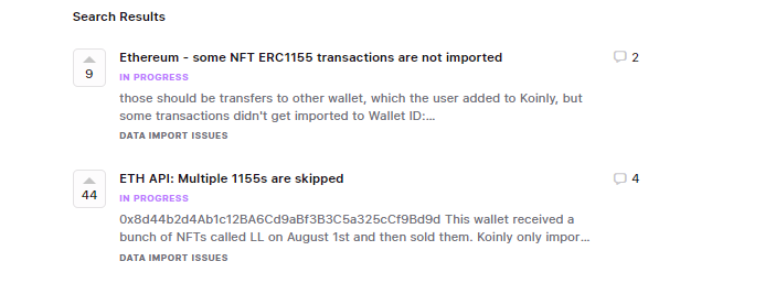 Not recognizing ERC-1155 NFT Tokens/Transactions - Koinly Support - Koinly