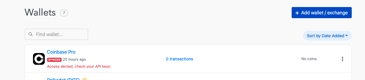 Coinbase PRO API Access Denied - Koinly Support - Koinly