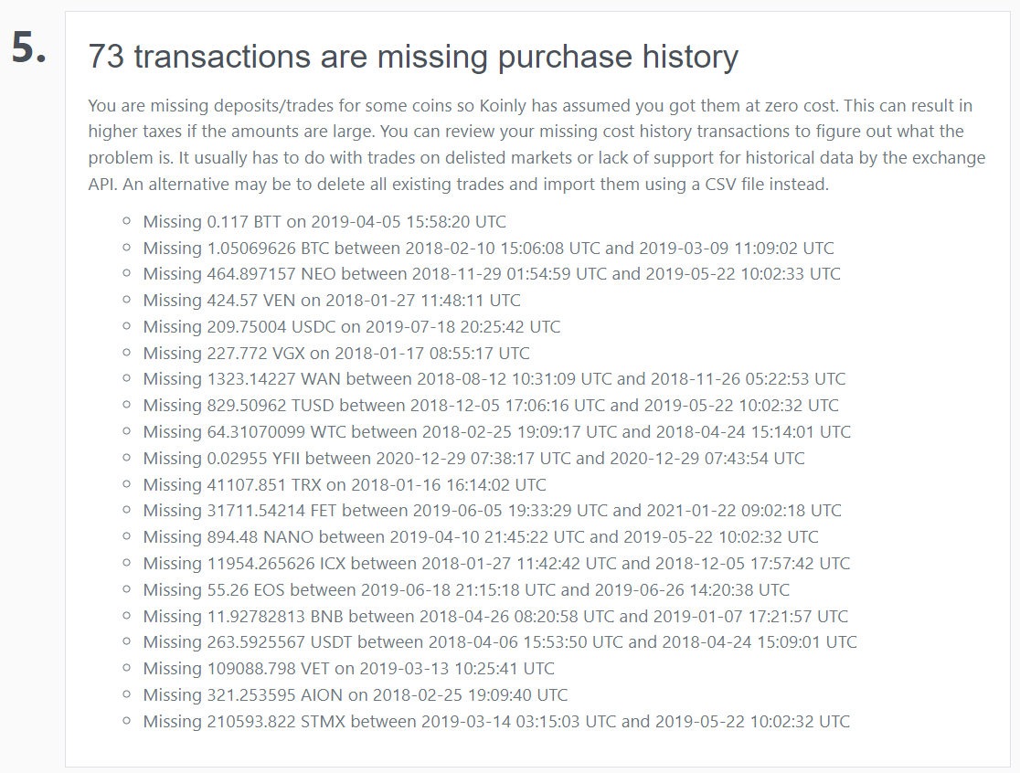 Binance transactions messed up after several years of use - Koinly ...