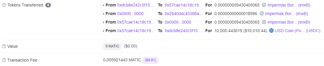 How to treat IMX, imxB, and imxC transactions (more in comments ...