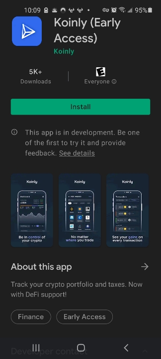 Koinly Early Access app in Play Store - real or scam? - Koinly Support ...