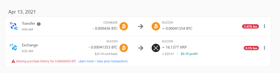 Just need one sample from Koinly support to fix Kucoin "missing transactions error" - Koinly ...